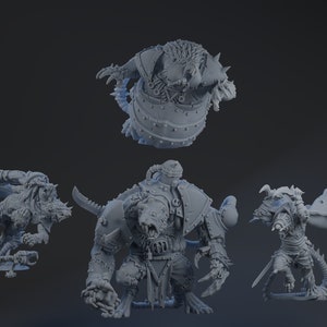 Cyber Tech Rats Fantasy Football Full Team by Brutefun Miniatures - Etsy