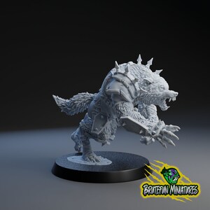 Necromancer’s Horrors Werewolves by Brutefun Miniatures, Undead ...