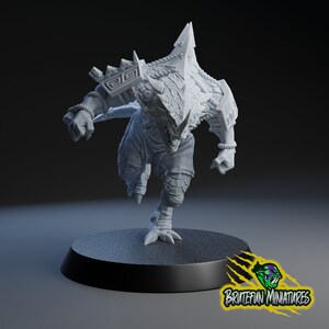 Lizardmen Saurus Blockers by Brutefun Miniatures. Fantasy Football ...