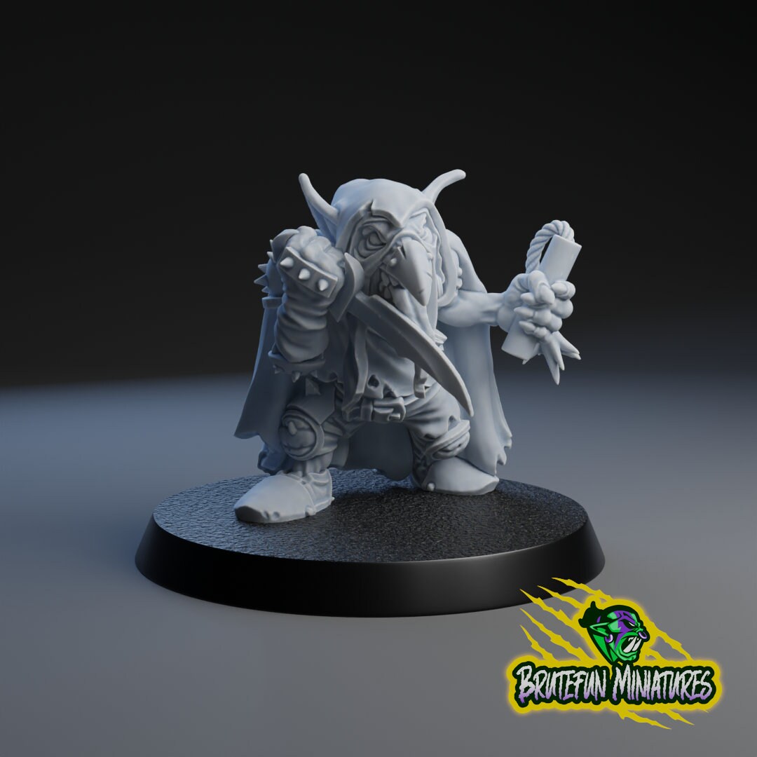 Goblin Assassin Star Player by Brutefun Miniatures. Orc, Goblin, Ogre ...