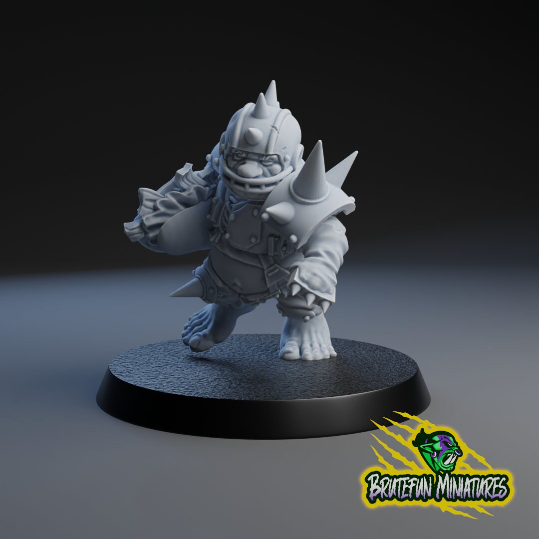 Halfling Blitzer Star Player by Brutefun Miniatures. Human, Fantasy ...