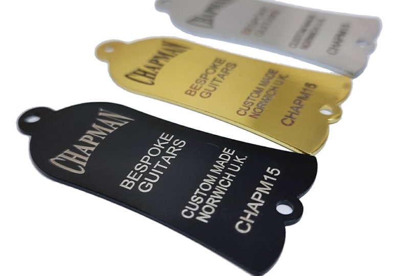 Custom Laser Engraved Guitar Truss Rod Cover - Etsy