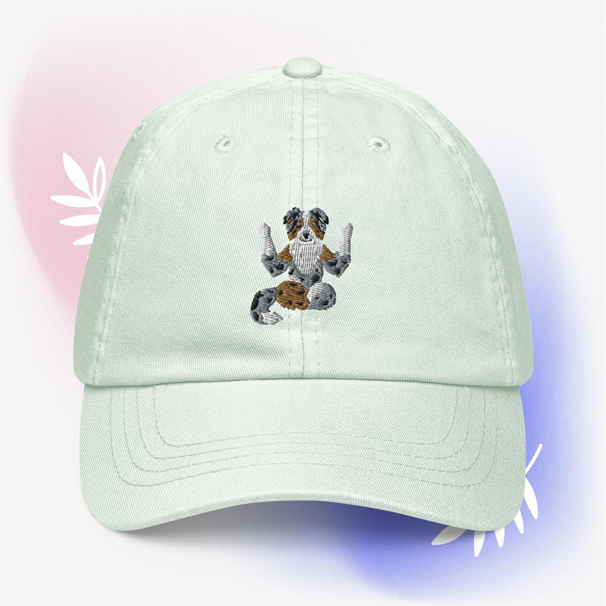 Zen Aussie Hat / Blue Merle Australian Shepherd Hat / Gifts for Aussie ...