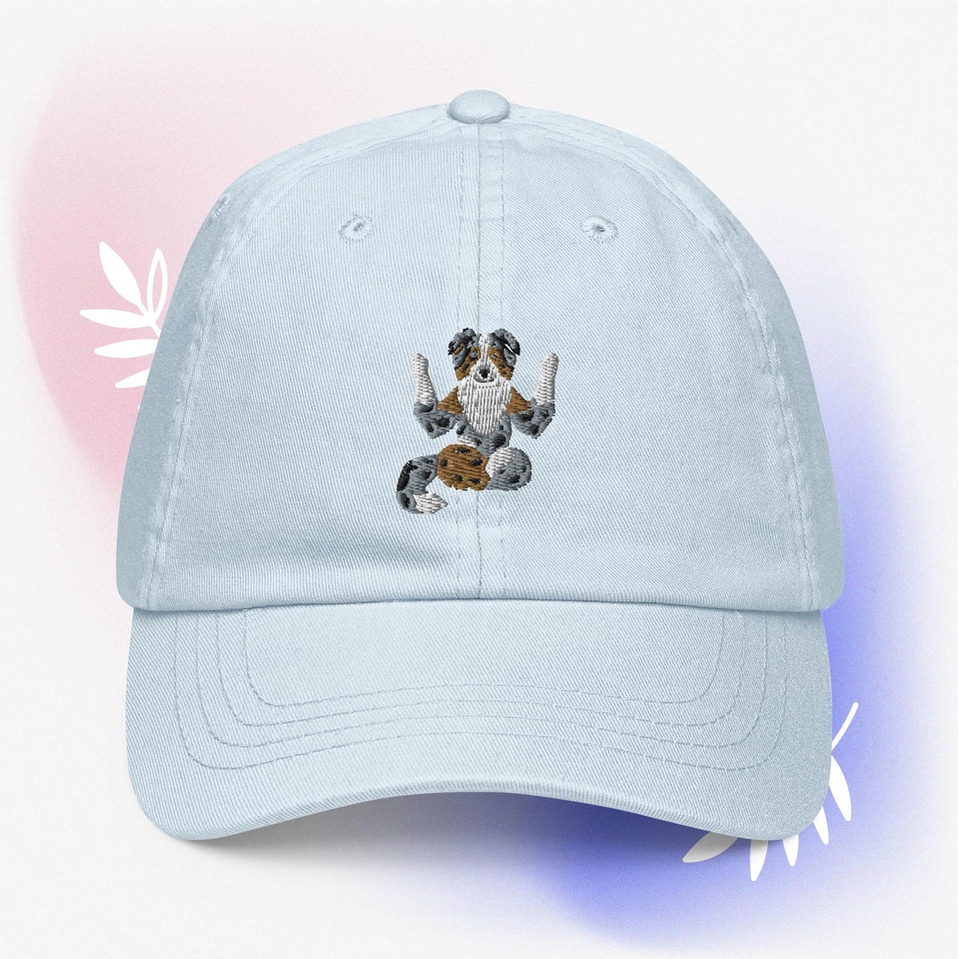 Zen Aussie Hat / Blue Merle Australian Shepherd Hat / Gifts for Aussie ...
