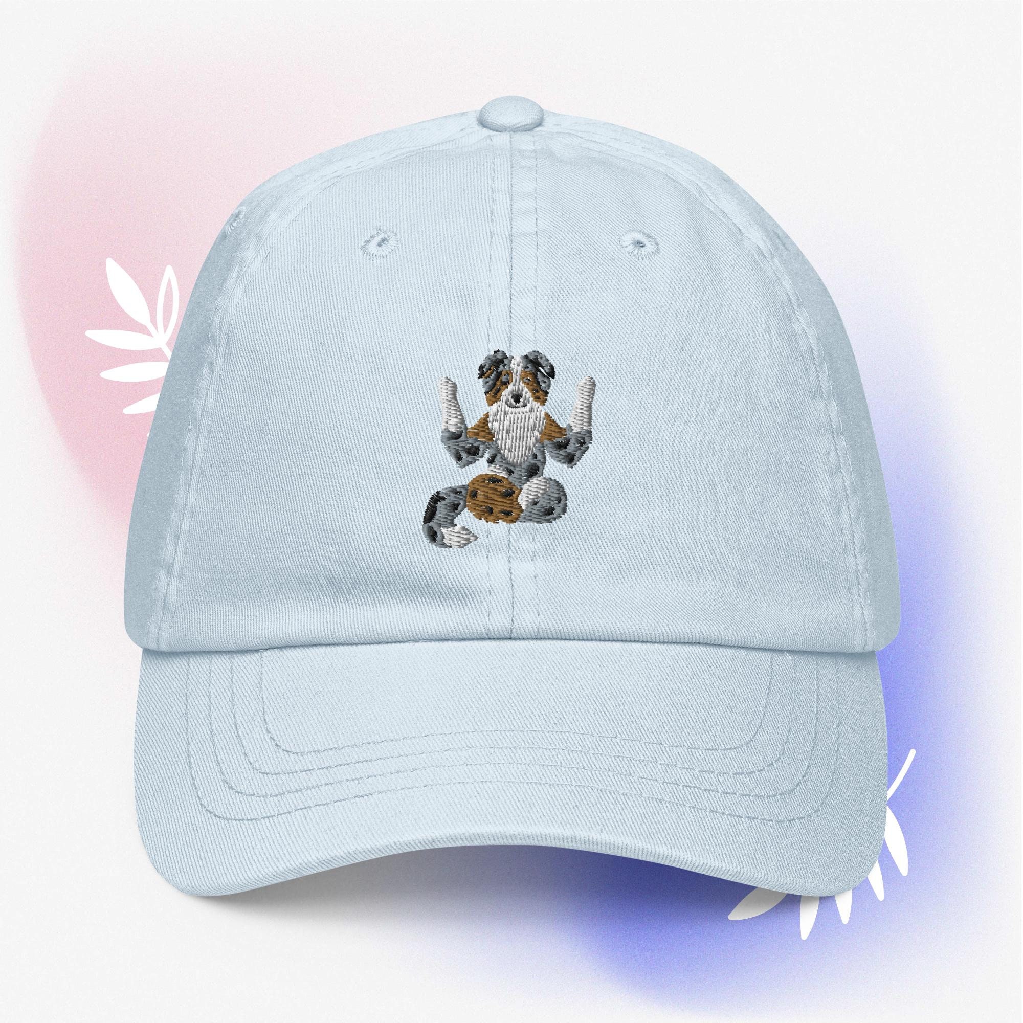 Zen Aussie Hat / Blue Merle Australian Shepherd Hat / Gifts for Aussie ...