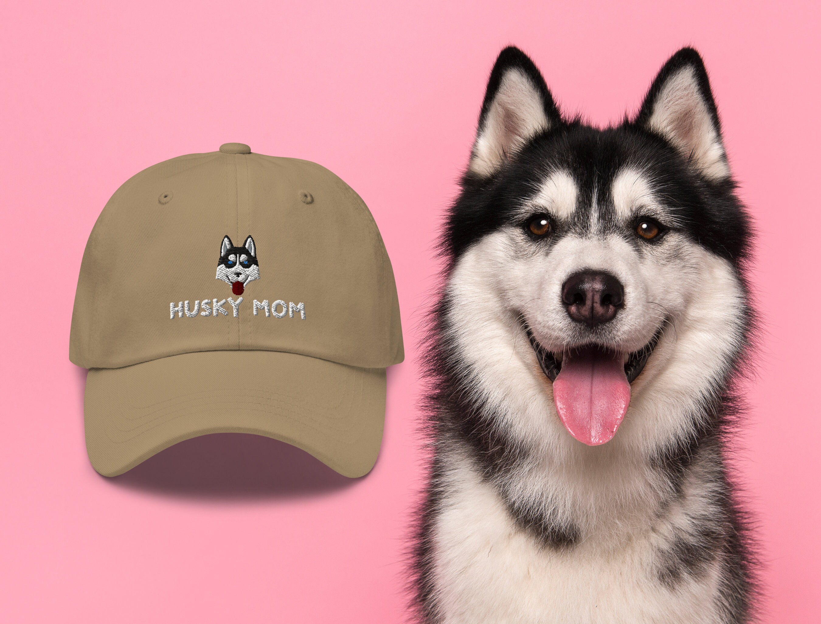 Husky Mama Hat / Siberian Husky Mom Hat / Gifts for Husky Mom / Husky ...