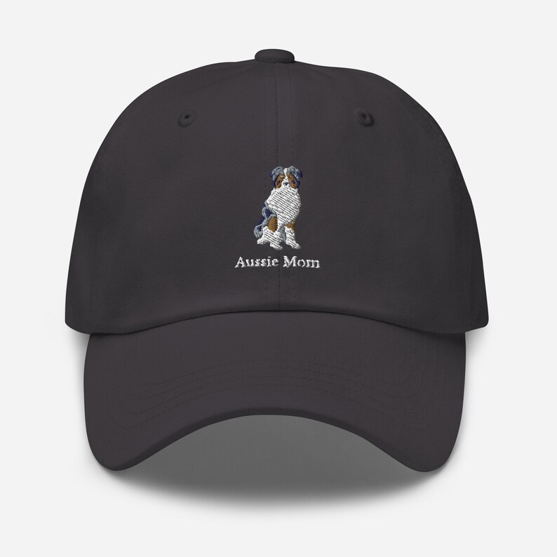 Embroidered Hat for Australian Shepherd Mom / Dad Style Cap With ...