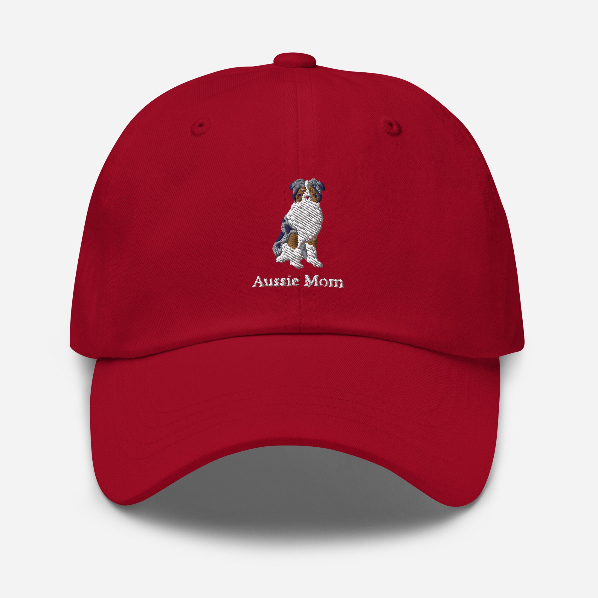 Embroidered Hat for Australian Shepherd Mom / Dad Style Cap With ...