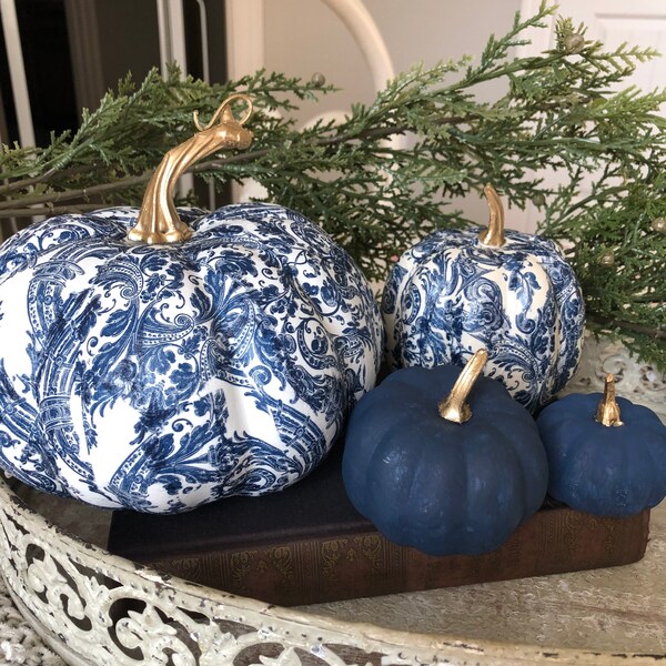 Blue Fall Decor - Etsy