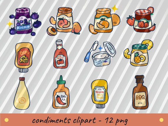 Ketchup And Mustard Clipart