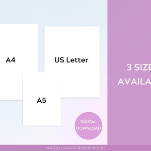 Pink Notes Page Printable Printable Notes Page Template. - Etsy UK