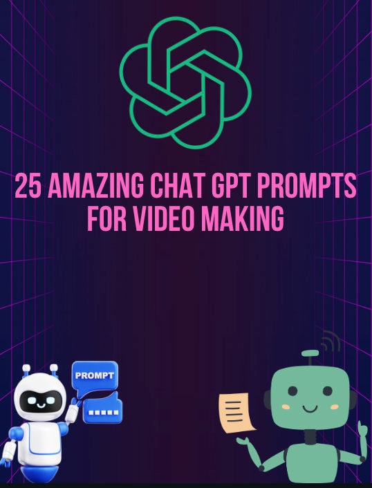 25 Amazing CHAT Gpt Prompts for Video Making - Etsy