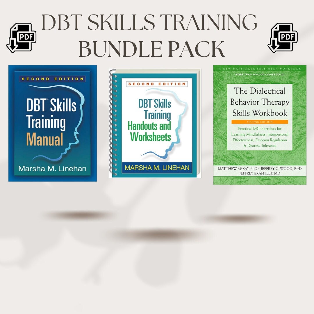 DBT Skills Training Handouts & Worksheets DBT Training Manual DBT ...