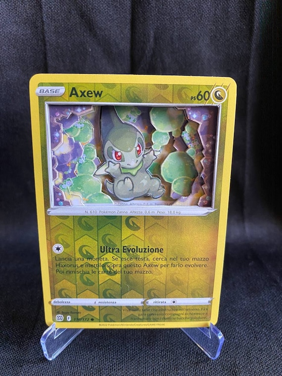 Axew Pokemon Card