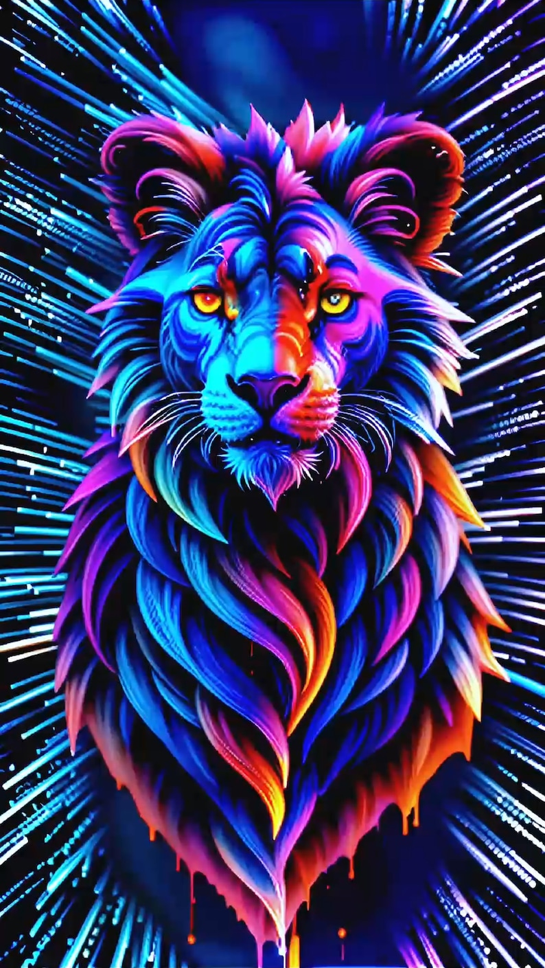 Rainbow Animal Transformation - Etsy