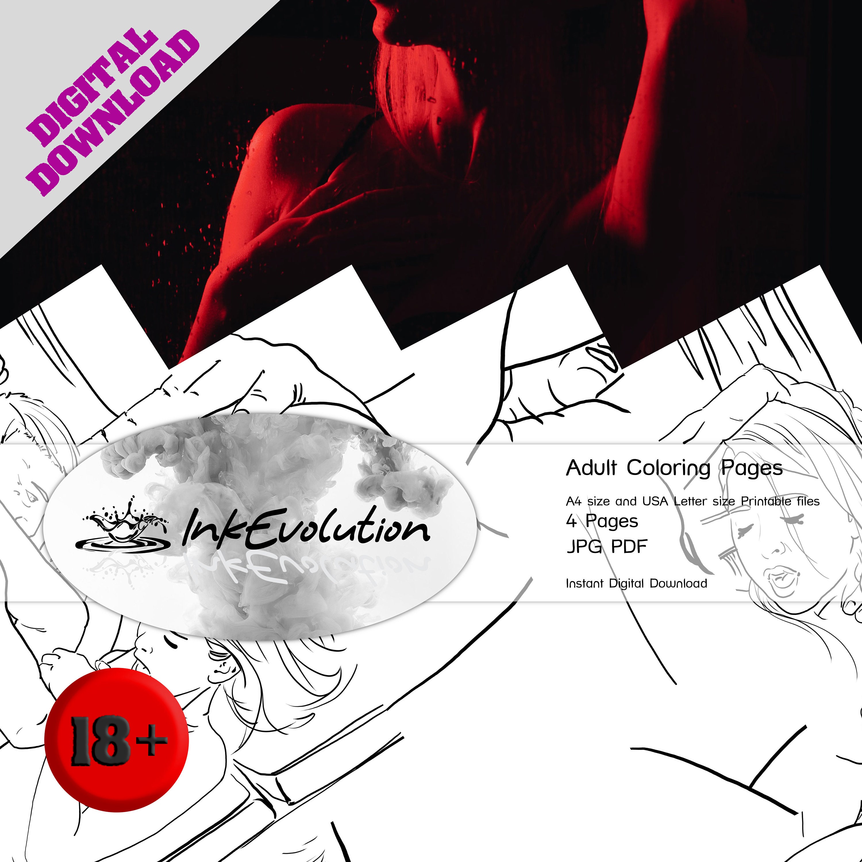 Adult Coloring Page Sex Coloring Page Naughty Coloring Page Etsy Uk