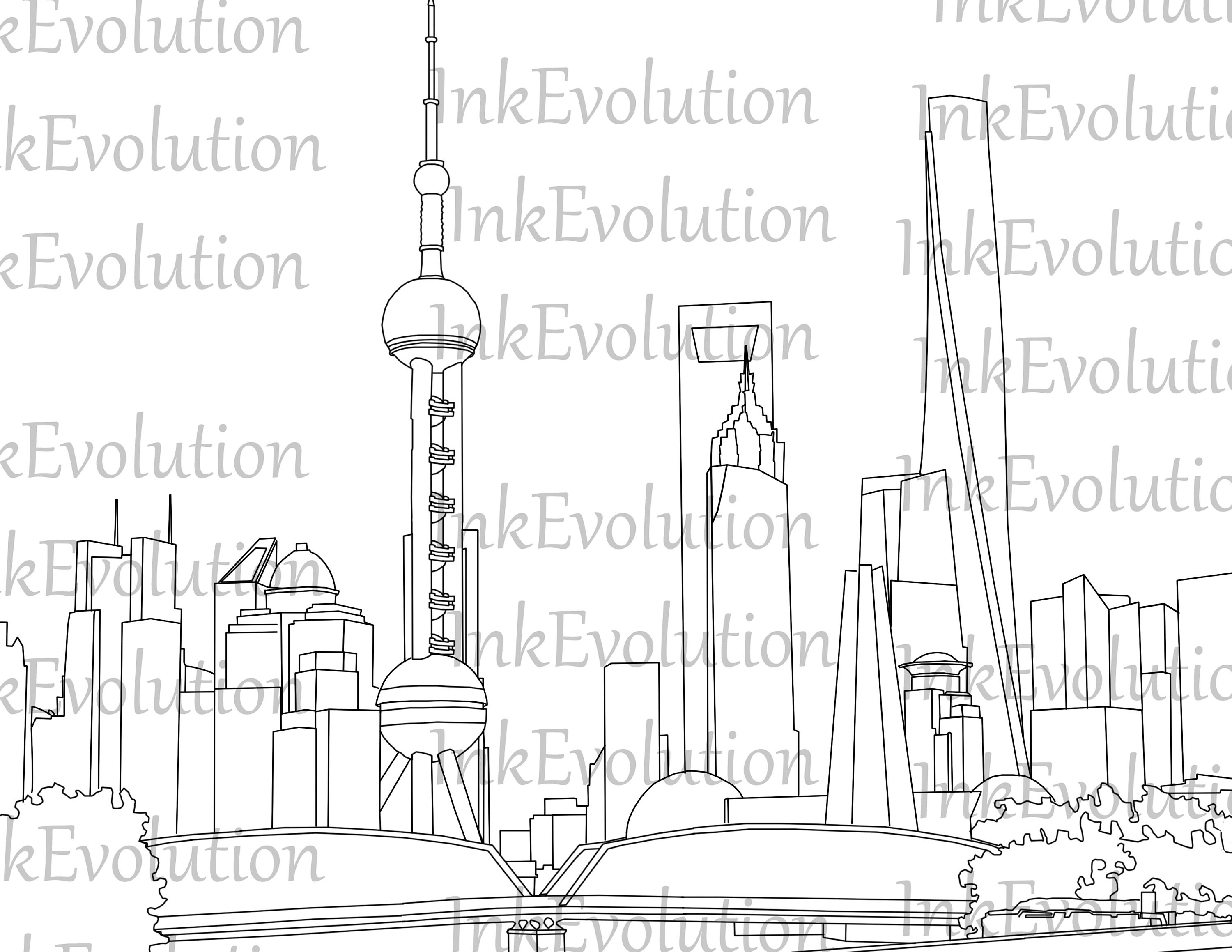 Love in Shanghai, Adult Coloring Page, Colouring, Sexy, Naughty, Couple ...