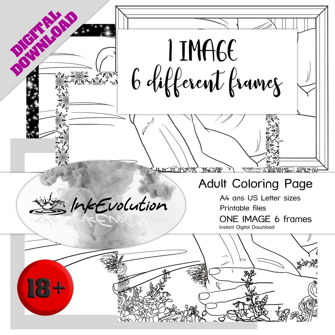 1 Adult Coloring Page Sex Coloring Page Naughty Coloring Page Sexy Cock Penis Sexual Sex