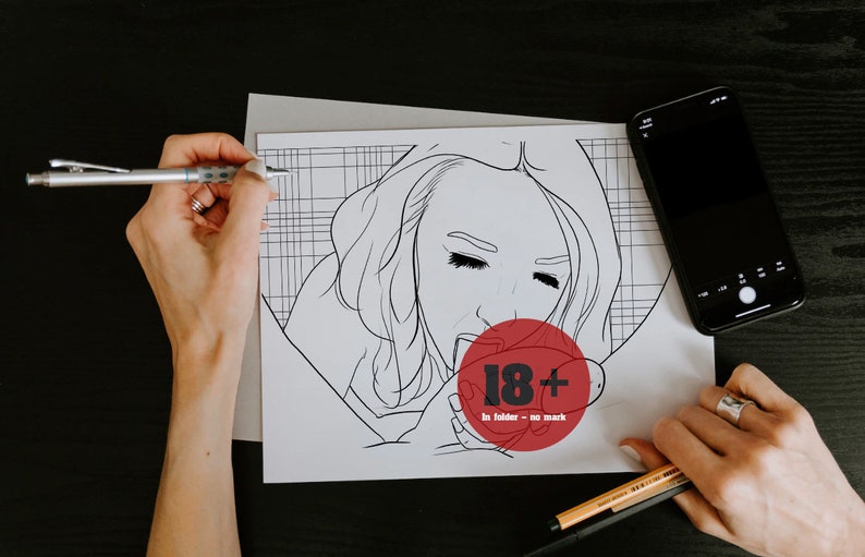 Cuttie Adult Coloring Pages Sex Naughty Sexy Sexual Sex Etsy