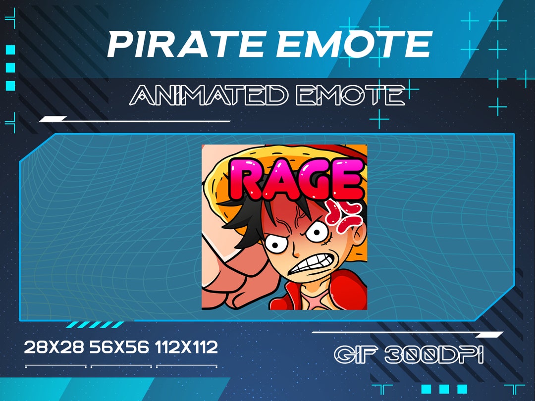 Rage Pirate Captain Animated Twitch Emote, Rage Pirate Animated Youtube ...