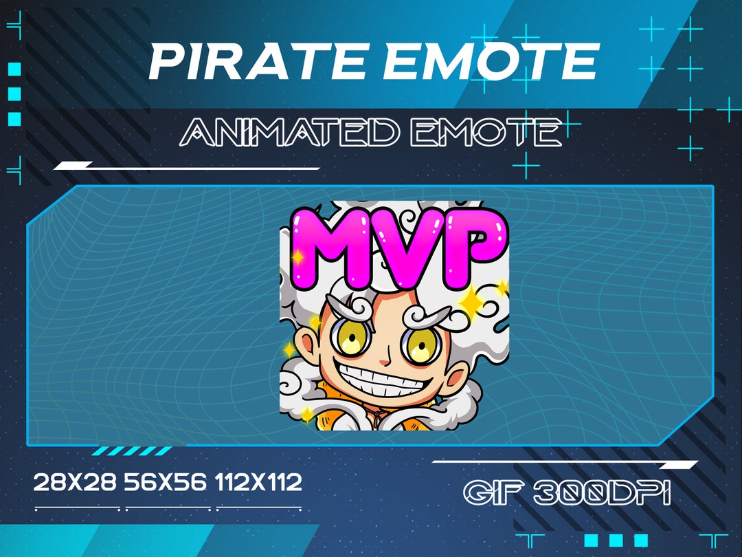 MVP Pirate Captain Animated Twitch Emote, MVP Pirate Animated Youtube ...