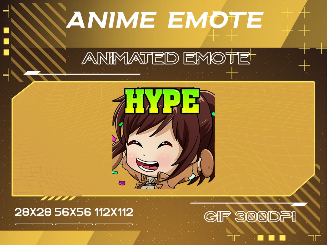 Hype Giant Beast Animated Emote, AOT Hype Animated Youtube Discord ...