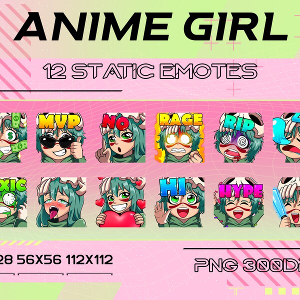 Anime Twitch Emotes Bleach - Etsy