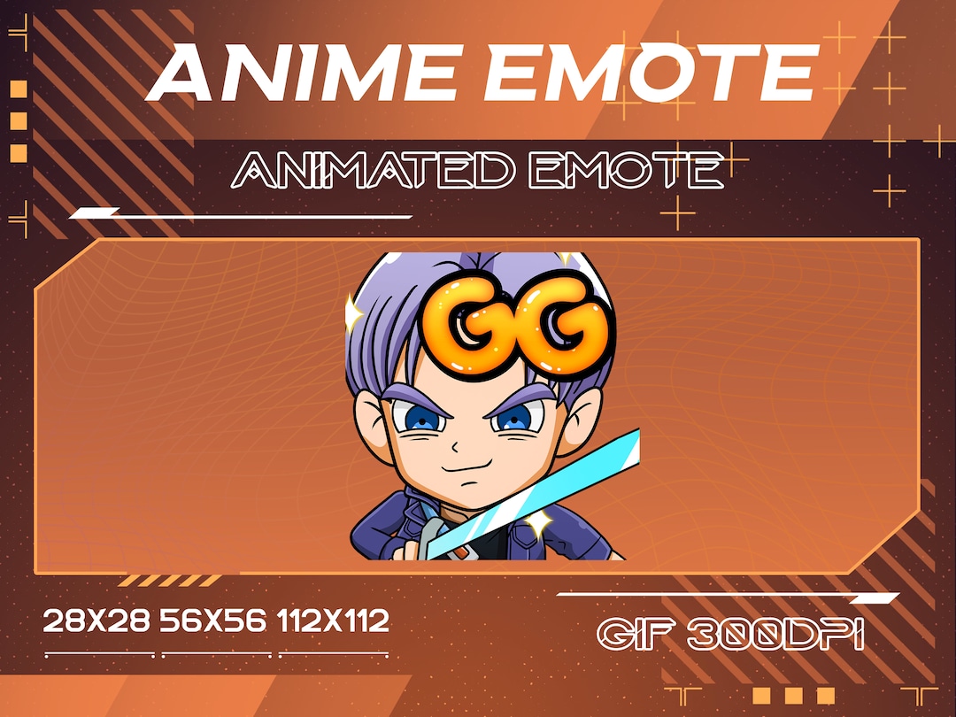 GG Dragon Anime Manga Twitch Animated Emote, GG Dbz Animated Youtube ...