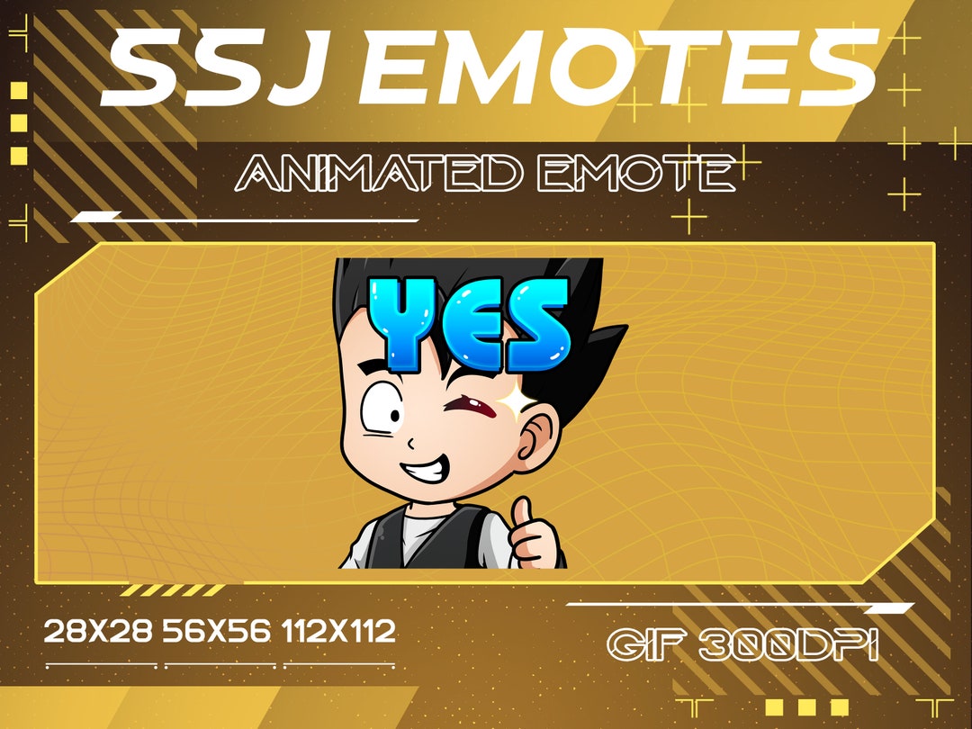Yes Dragon Anime Manga Twitch Animated Emote Anime Dbz - Etsy