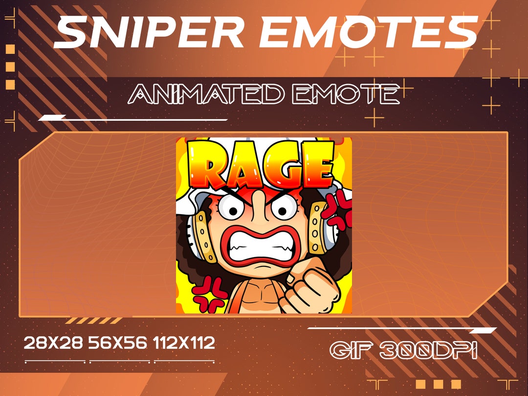 Rage Pirate Anime Manga Animated Twitch Emote Rage Animated - Etsy