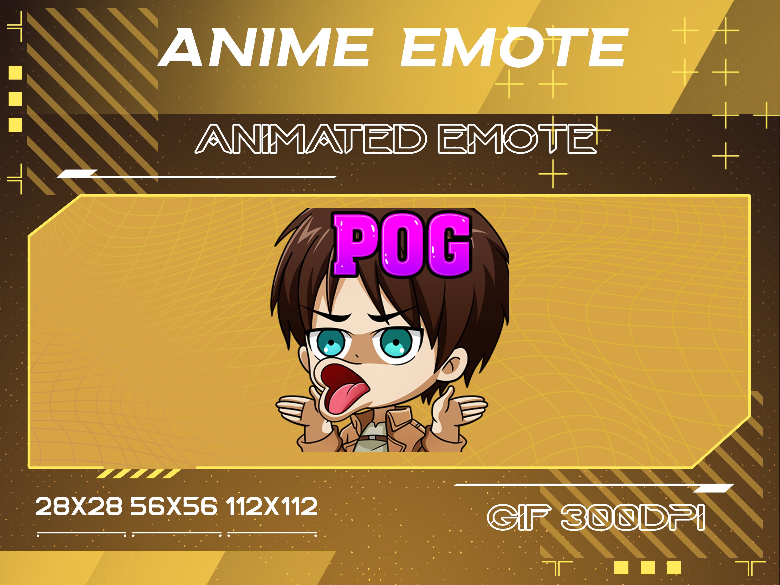 POG Giant Beast Animated Emote AOT Giant Beast Hunter - Etsy
