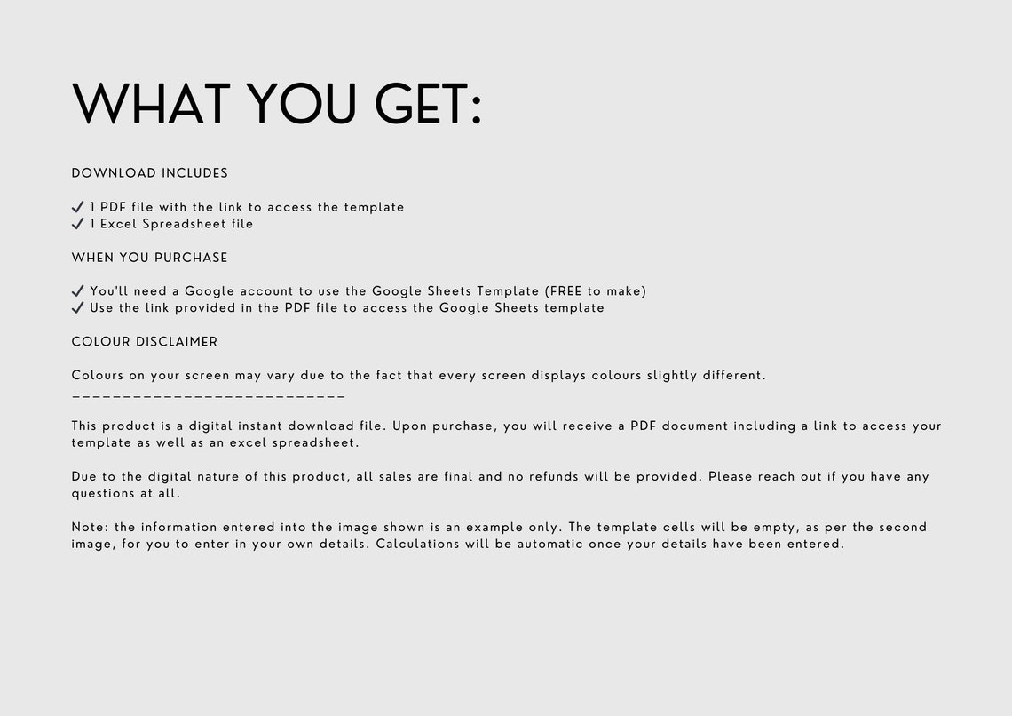 Digital Budget Tracker Instant Download Budget Planner - Etsy