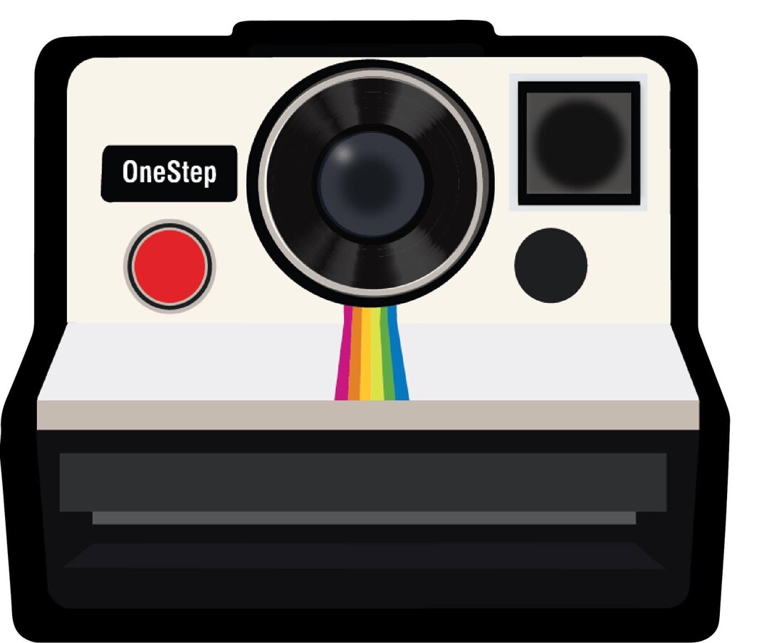 Retro Instant Camera Sticker - Etsy