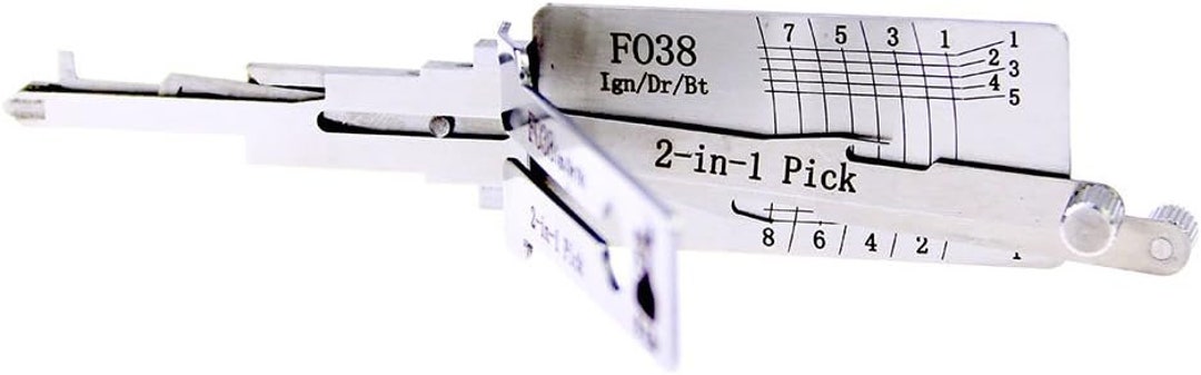 FO38 2-in-1 Pickcar Key Readerlock Pick Decoder for Auto - Etsy