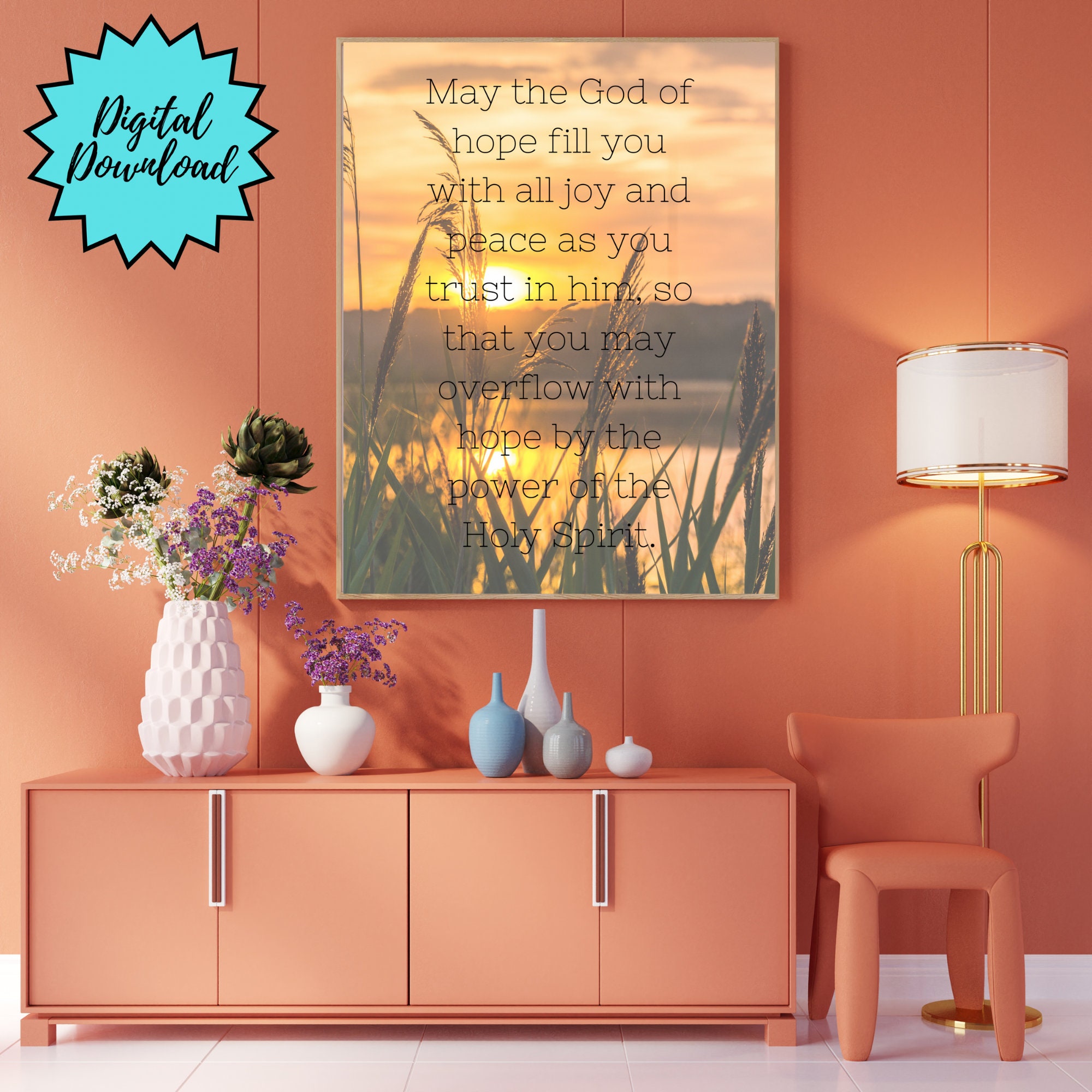 Bible Verse Poster Set Digital Download Bible Quotes - Etsy