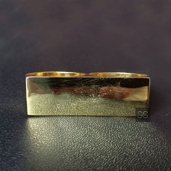 Two Finger Ring - Etsy