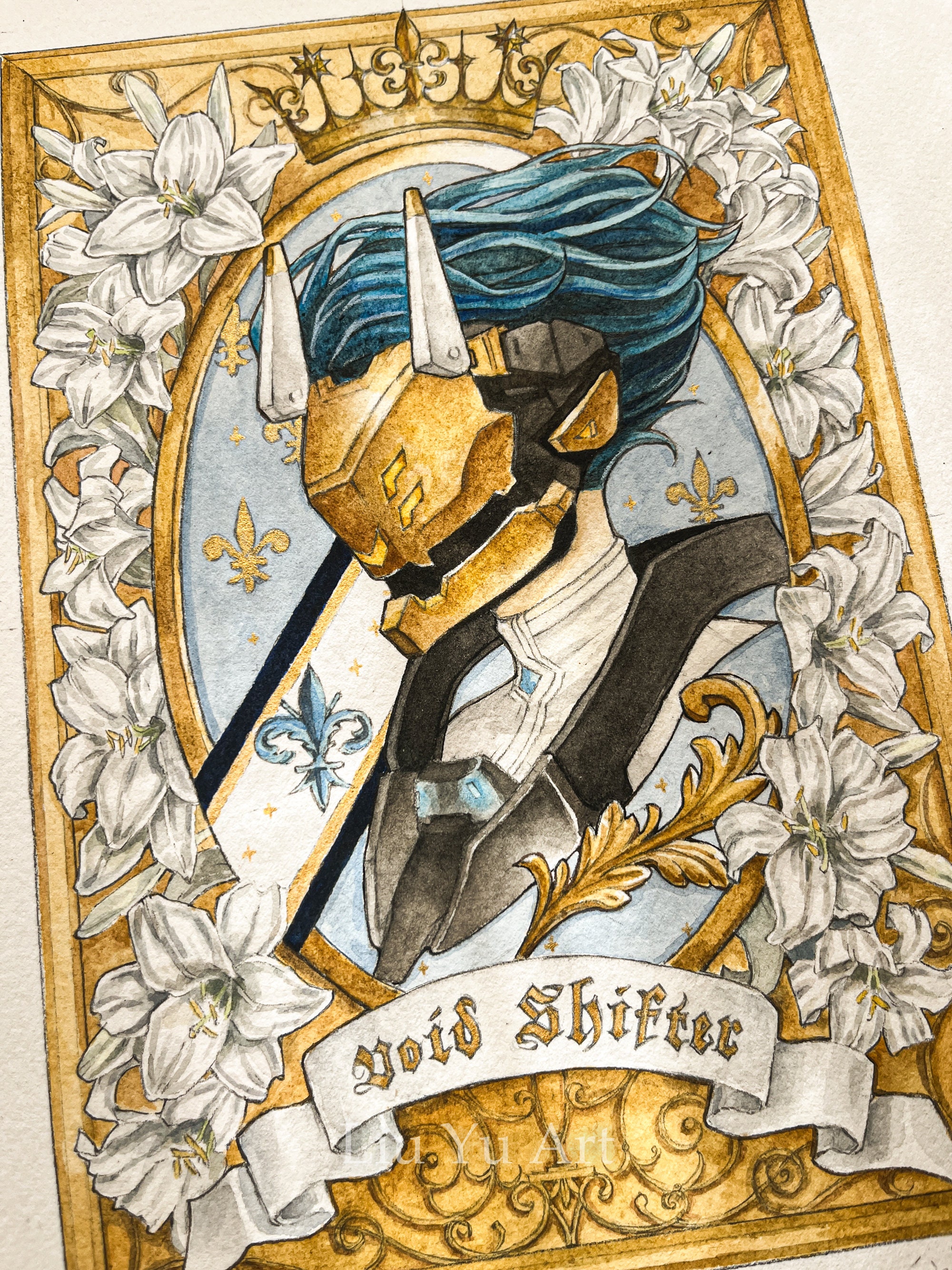 Apex Legends Wraith Void Shifter Fan Art Painting Watercolor Liu Yu Art ...