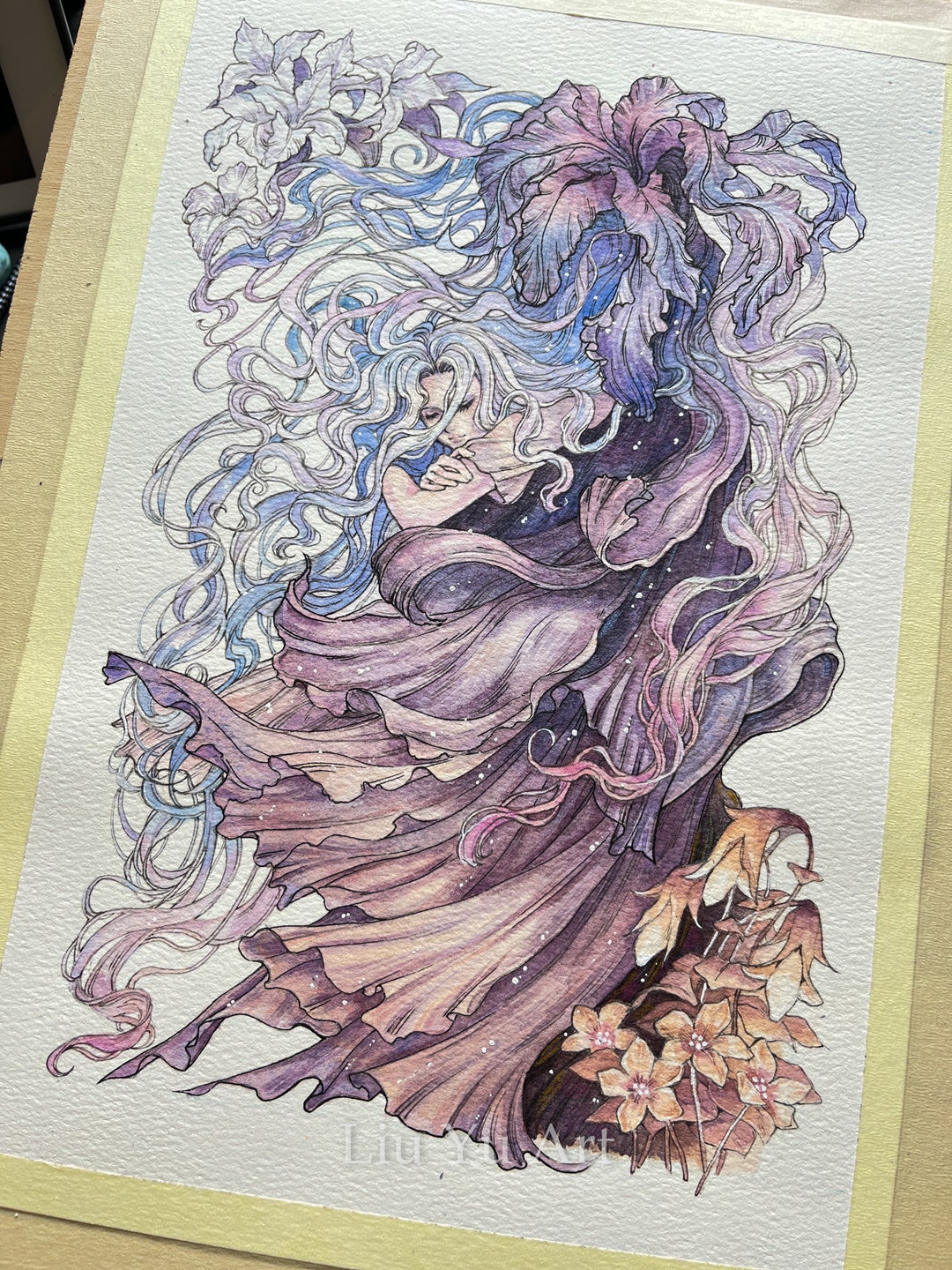 Elden Ring Trina Fan Art Watercolor Liu Yu Art, Original Art Work ...