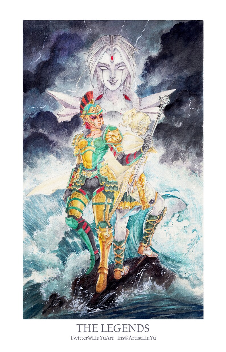 Apex Legends Loba Horizon Wraith Fan Art Painting Watercolor - Etsy