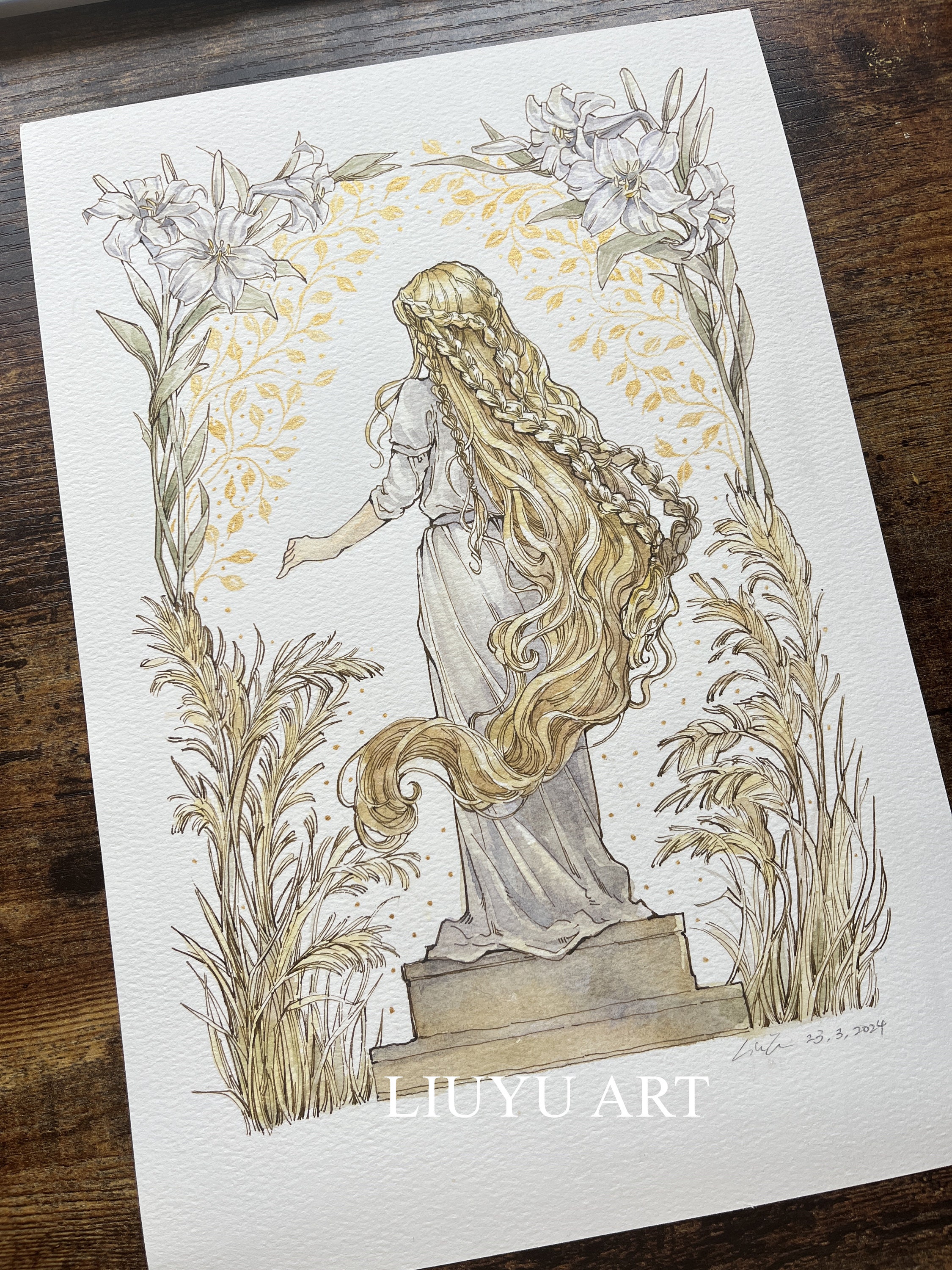 Elden Ring Miquella S.t Torina Fan Art Watercolor Liu Yu Art, Original ...