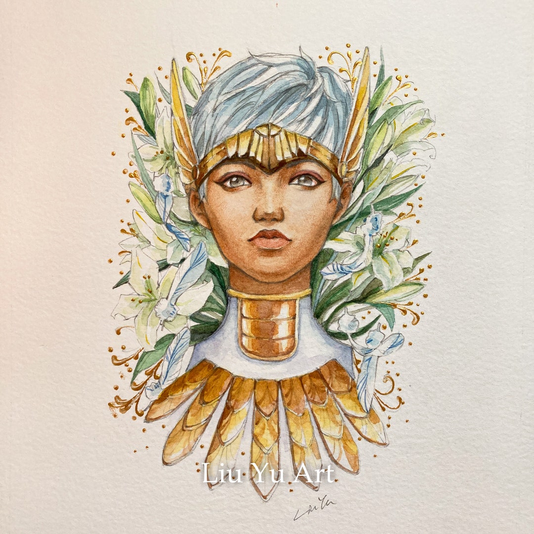 Apex Legends Lifeline Guardian Angel Fan Art Watercolor Painting Liu Yu ...