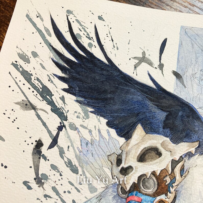 Apex Legends Young Bloodhound Fan Art Watercolor Painting Liu - Etsy