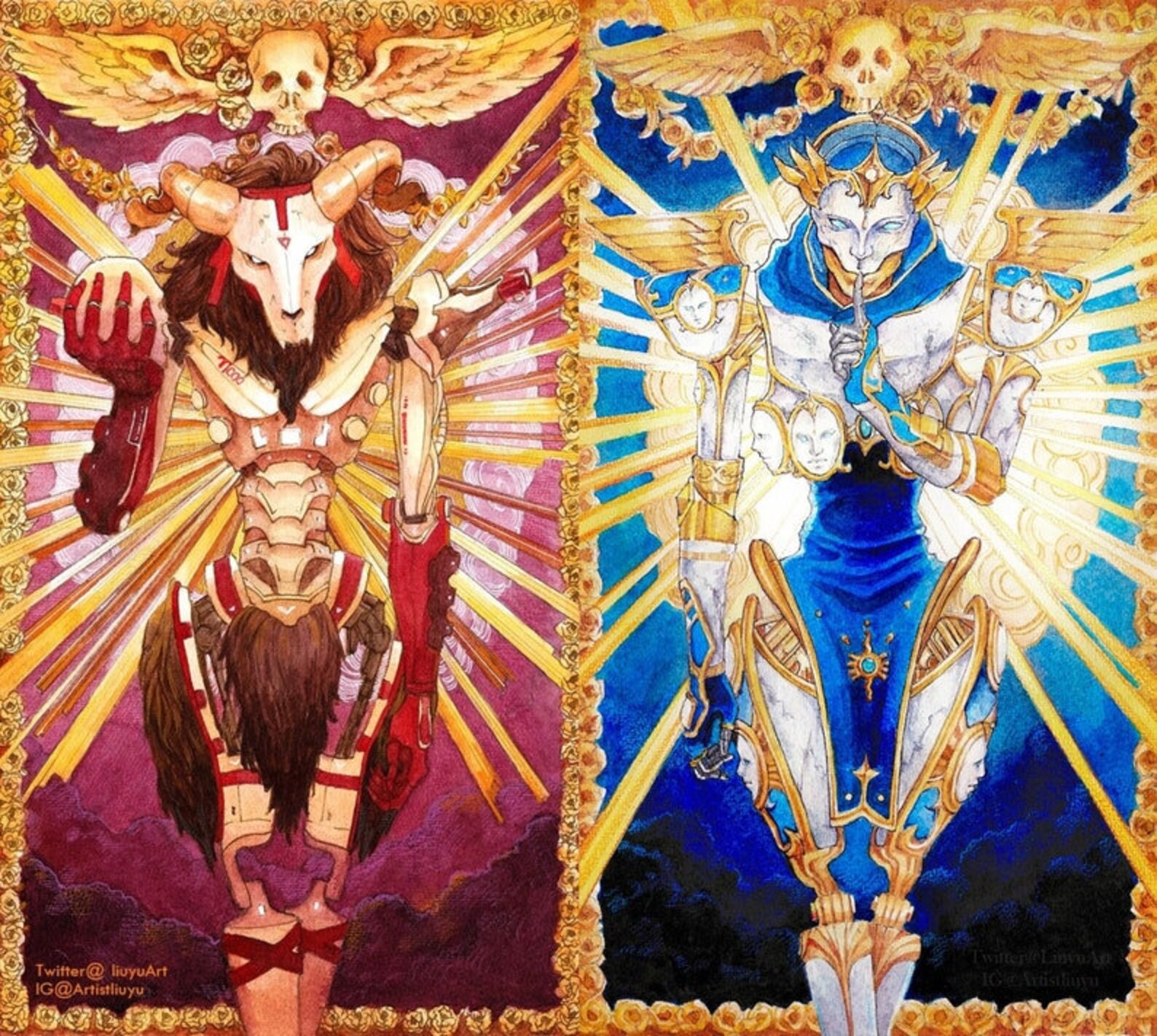 Apex Legends Revenant Legendary Skin Fan Art Painting - Etsy