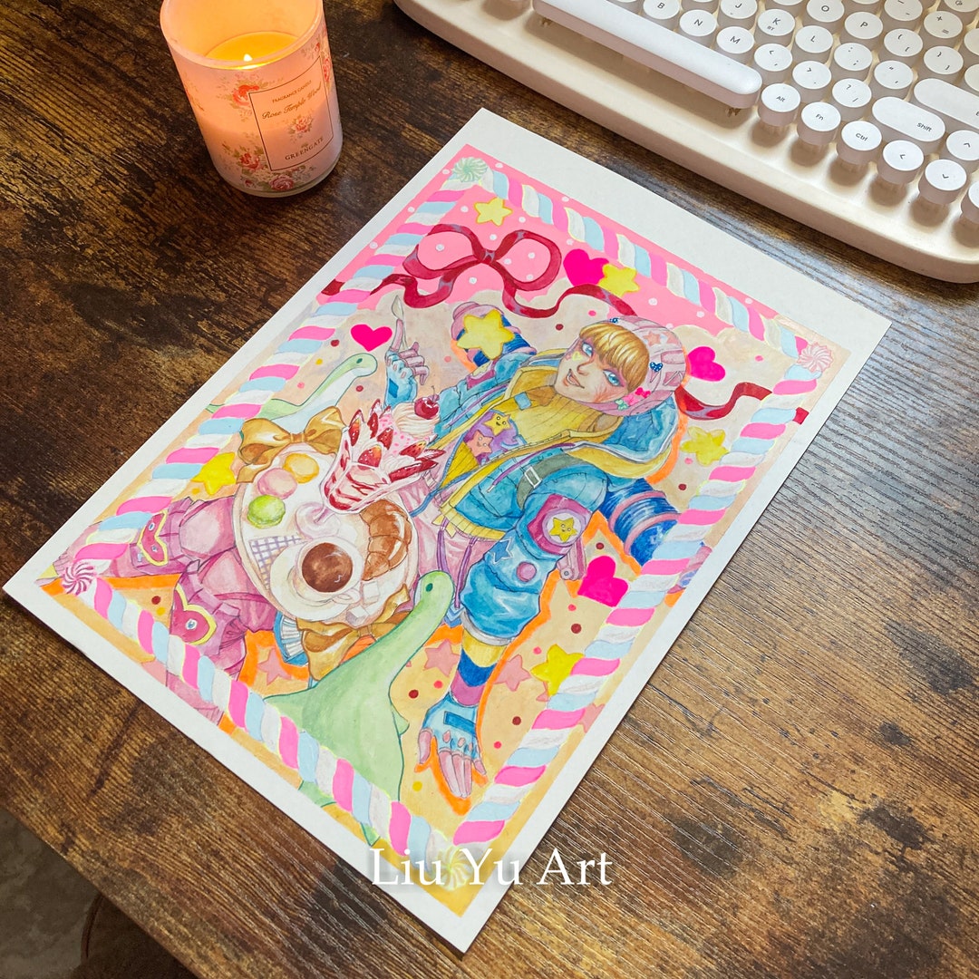 Apex Legends Wattson Kawaii Voltage Fan Art Watercolor Liu Yu Art ...