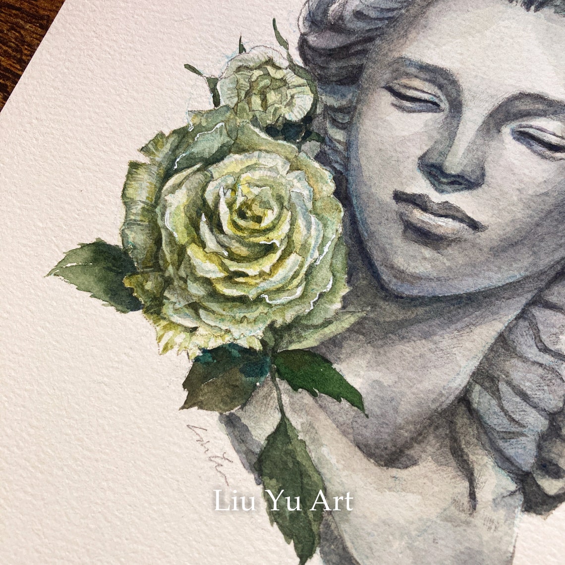 Elden Ring Sorceress Sellen Fan Art Watercolor Painting A4 Print Liu Yu ...