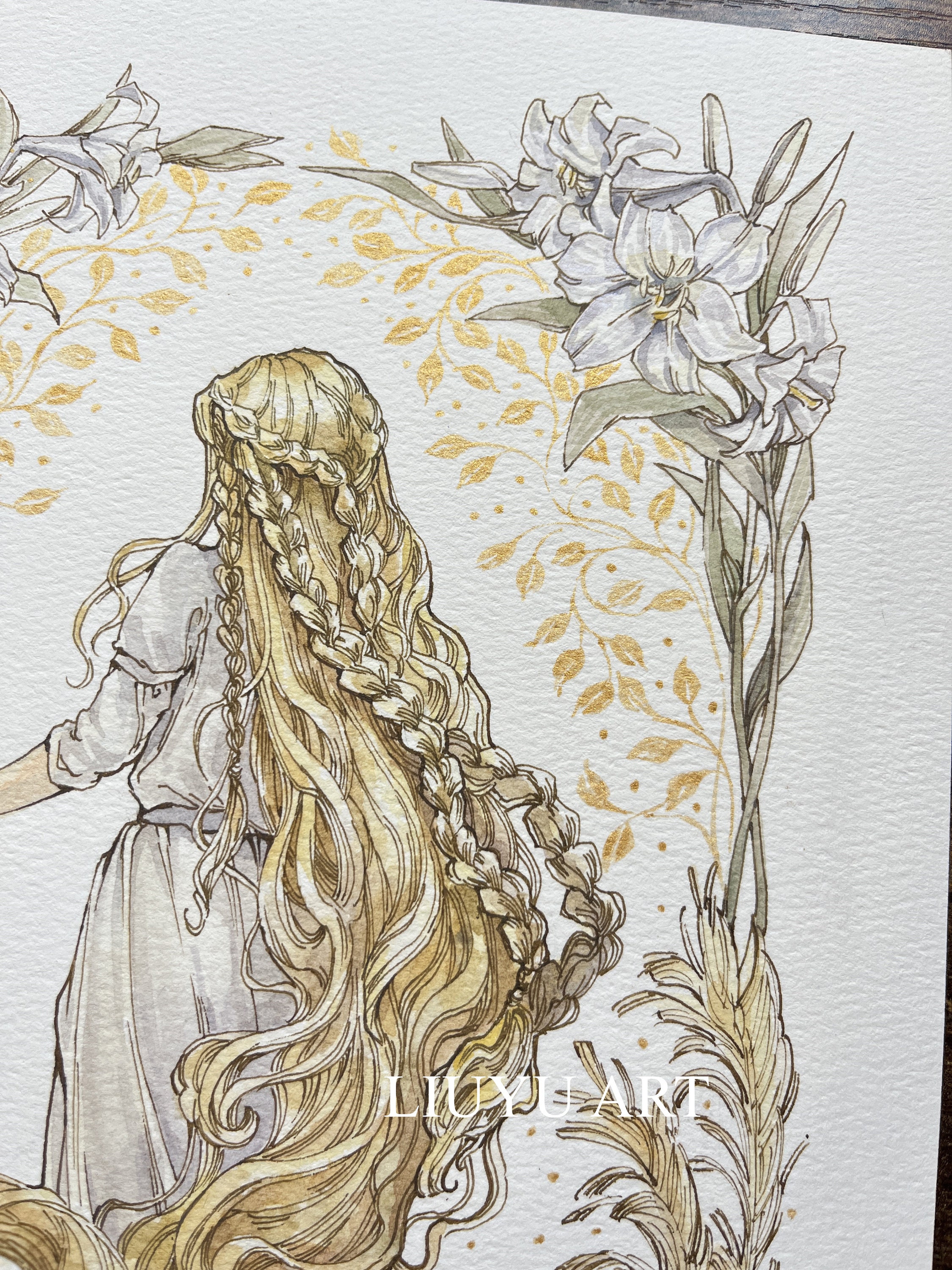 Elden Ring Miquella S.t Torina Fan Art Watercolor Liu Yu Art, Original ...