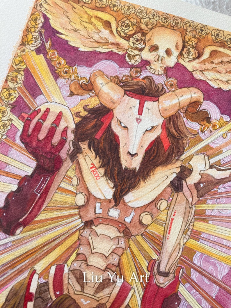 Apex Legends Revenant Legendary Skin Fan Art Painting - Etsy