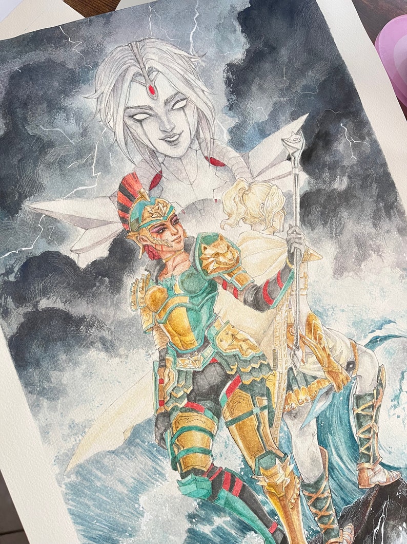 Apex Legends Loba Horizon Wraith Fan Art Painting Watercolor - Etsy