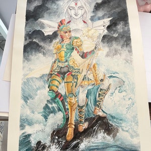 Apex Legends Loba Horizon Wraith Fan Art Painting Watercolor - Etsy