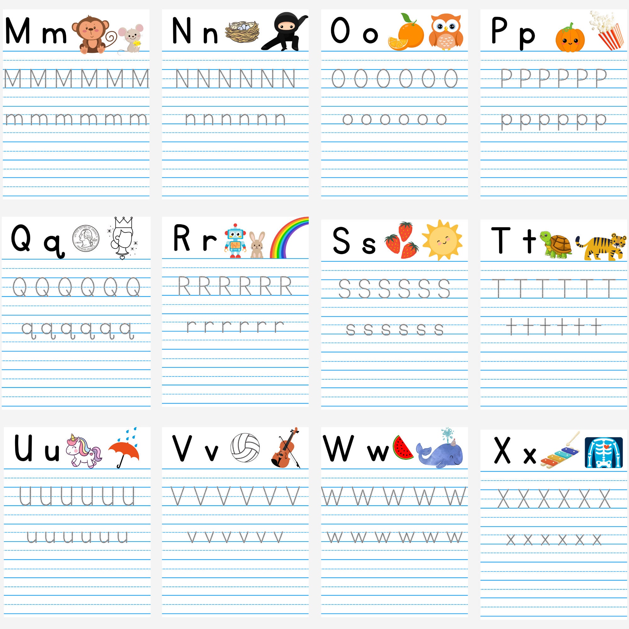 Learn to Write Printables INSTANT DOWNLOAD - Etsy